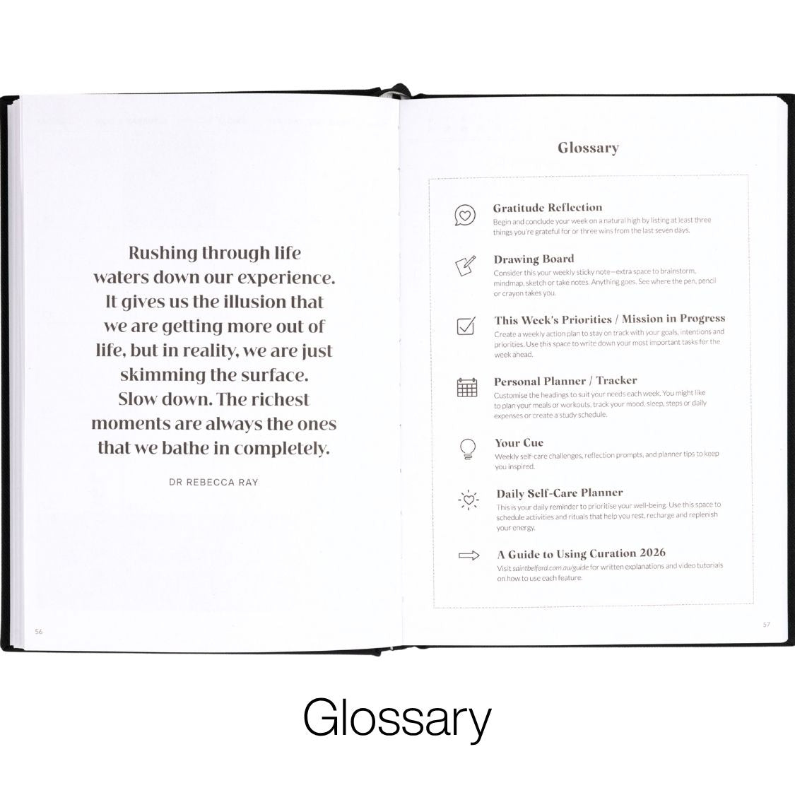 Curation 2026 Planner (Daily) | Day To A Page 2026 Planner - Saint ...